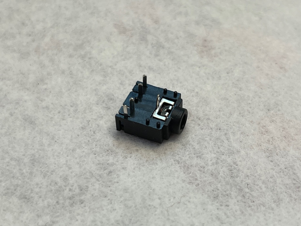 Stereo Audio Socket - 3.5mm PJ-307 Audio Socket Black