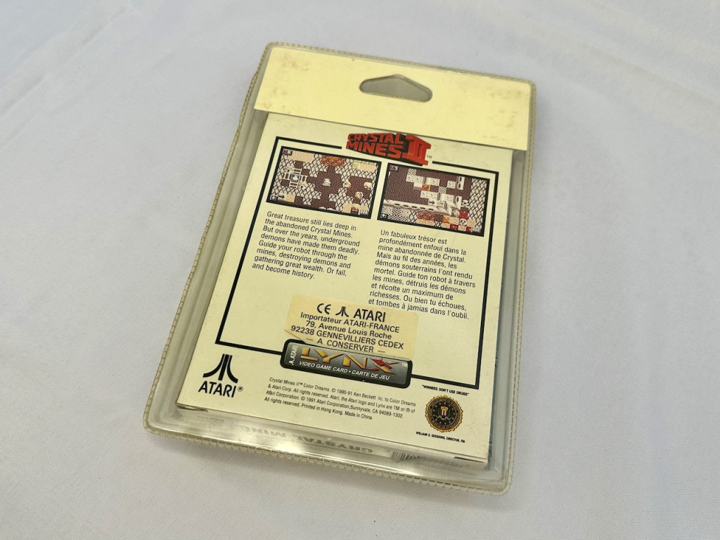 Crystal Mines II - Blister Pack [Atari Lynx]