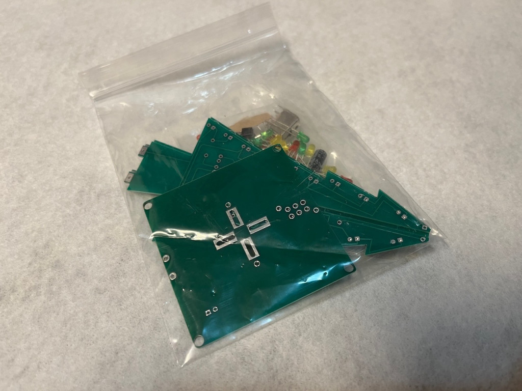 3D Flashing Christmas Xmas Tree PCB Kit