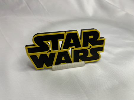 Star Wars Logo - 3D Printed