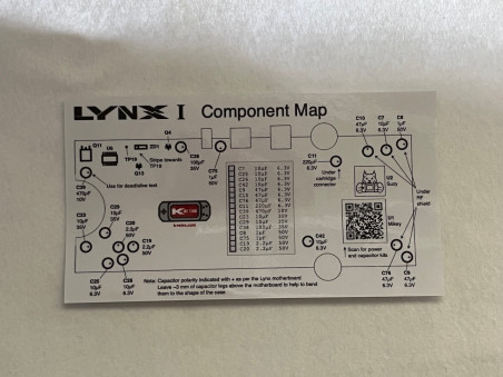 Motherboard Component Map for Atari Lynx Lynx Model Lynx Model 1