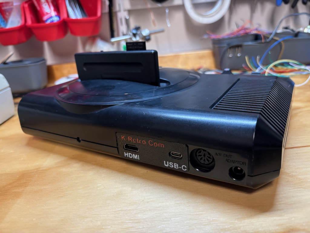 Megaswitch HD installation into Sega Mega Drive Mod Type Basic - Board ...