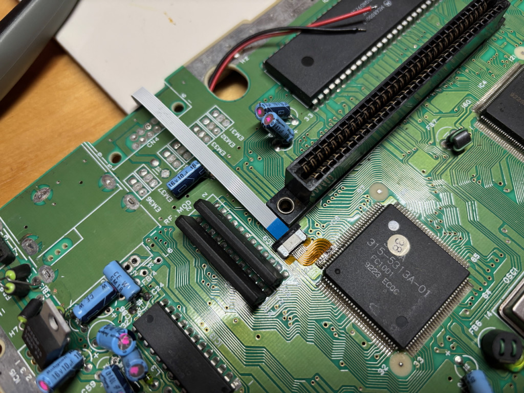 Megaswitch HD installation into Sega Mega Drive Mod Type Basic - Board ...