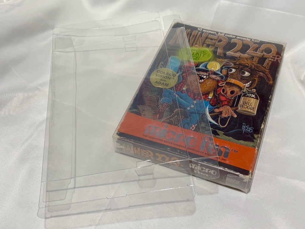 Game Box Protector PET Sleeve for "Big Box" Atari Lynx and Atari 2600 Games